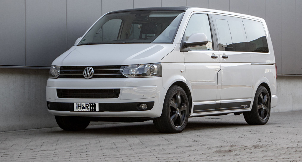 Weltpremiere VW Bus T5 und T6 - H & R