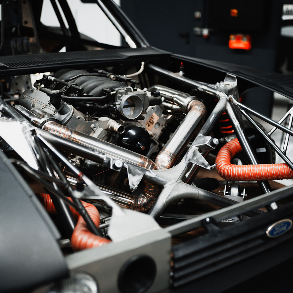 FORD CAPRI CONVERSION BY HOLY HALL WITH H&R RACE COIL OVER - H & R